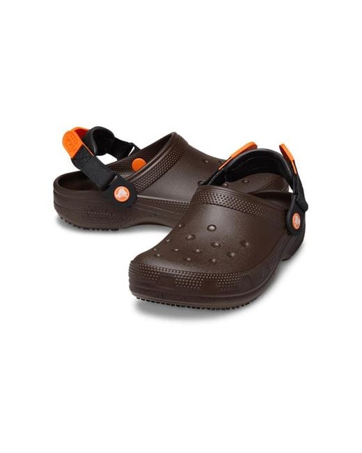 Crocs™ Classic Slip Resistant Work Clog in Black | Lyst