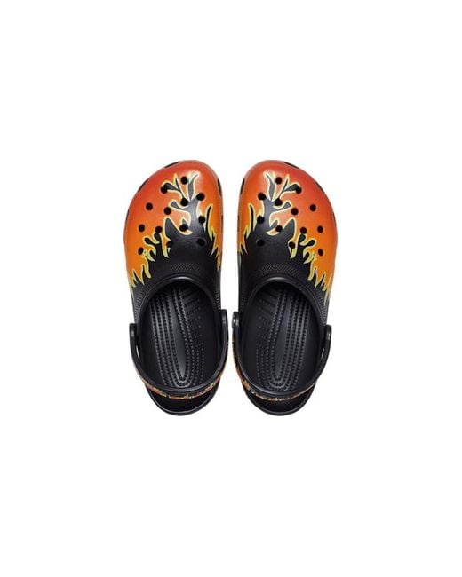 Crocs™ Classic Flames Clog; Multi in Black | Lyst