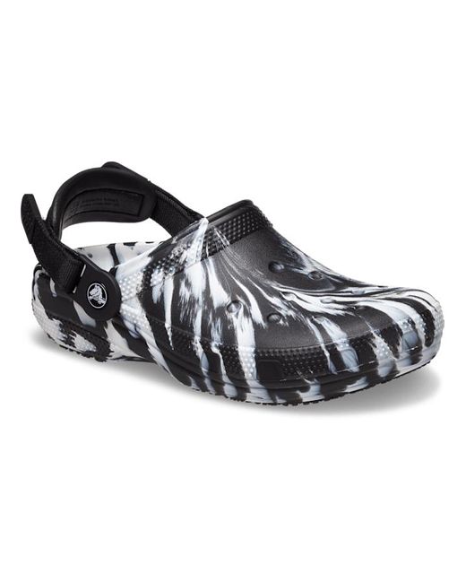 Crocs™ Classic Work Graphic Clog in Black for Men | Lyst