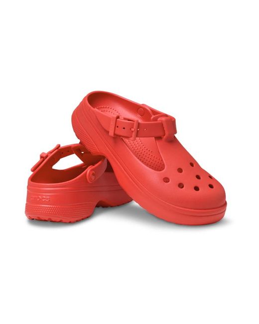 Crocs™ Classic Mary Jane Clog in Red | Lyst