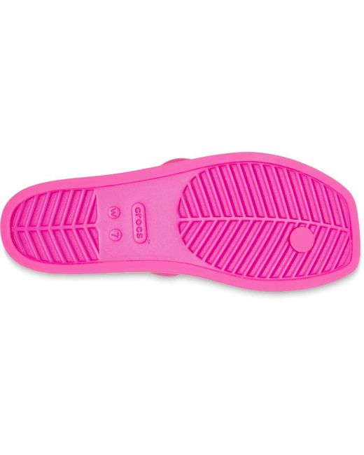 Crocs™ Miami Toe Loop Sandal; Crush in Black | Lyst