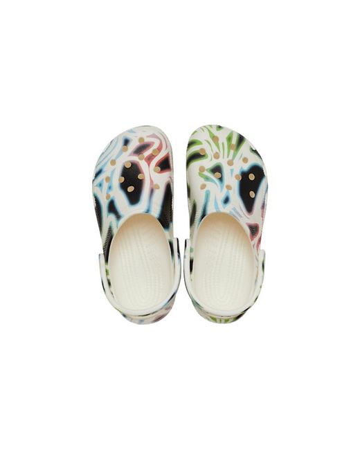 Crocs™ Classic Glow-In-The-Dark Swirl Clog; Multi in Black | Lyst