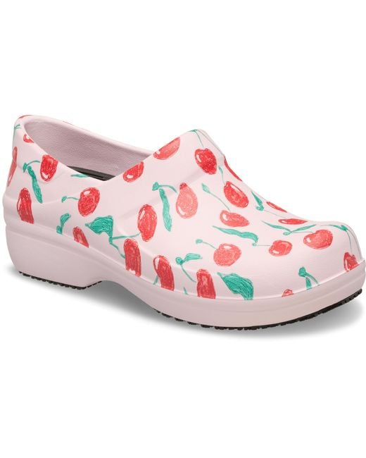 Crocs™ Neria Pro Ii Literide Graphic Work Clog in Black | Lyst