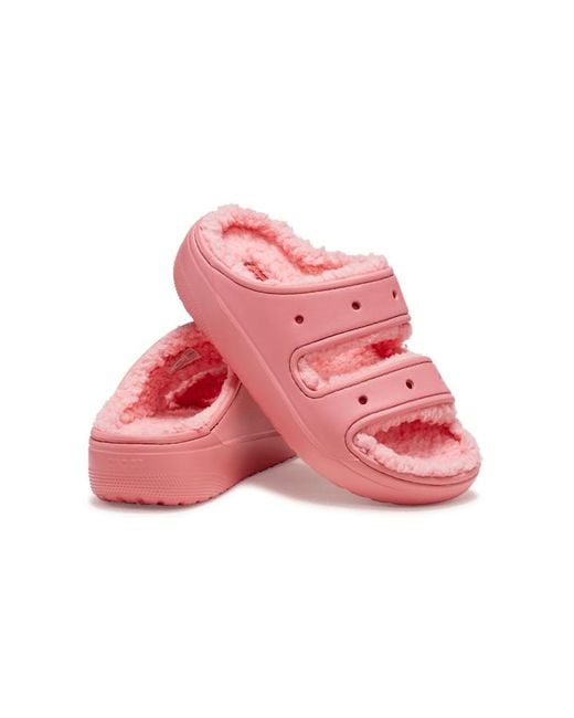 Crocs™ Classic Cozzzy Sandal in Black | Lyst