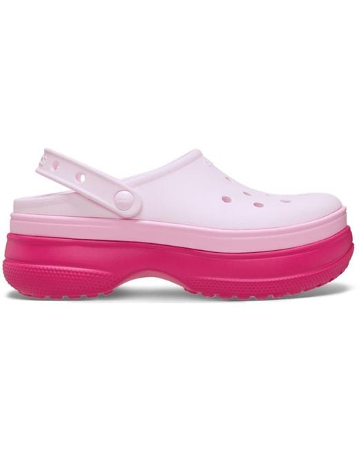 Crocs™ Classic Stacked Clog in Black | Lyst