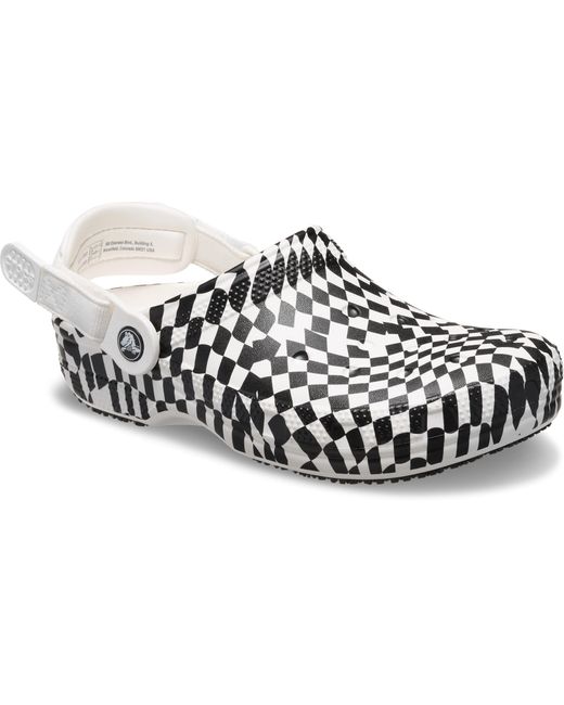 Crocs™ Classic Work Graphic Clog in Black | Lyst