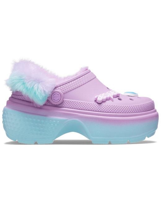 Crocs™ Aespa X Stomp Lined Clog; Multi in Purple | Lyst