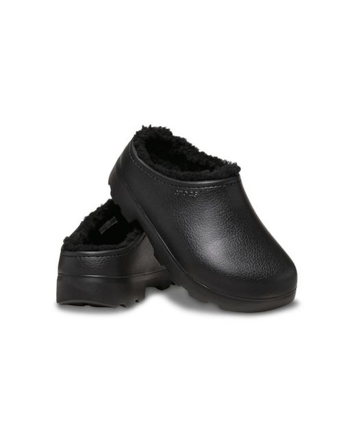 Crocs™ Dylan Lined Clog in Black | Lyst