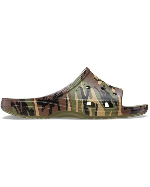 Crocs™ Camouflage Saturday Slide in Black for Men | Lyst UK