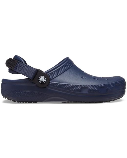 Crocs™ Classic Slip Resistant Work Clog in Blue | Lyst
