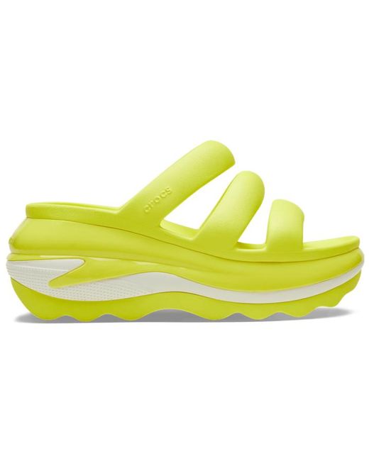 Crocs™ Mega Crush Triple Strap in Yellow | Lyst