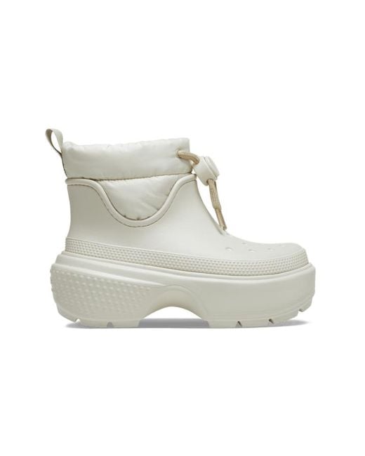 Crocs™ Stomp Puff Boot in Black | Lyst