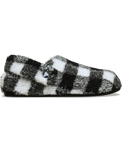Crocs™ Classic Buffalo Check Cozzzy Slipper in Black | Lyst UK