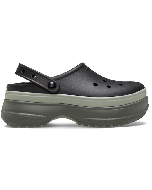 Crocs™ Classic Stacked Clog in Black | Lyst