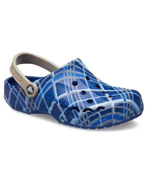 Crocs™ Baya Holiday Plaid Clog; Jean in Blue | Lyst