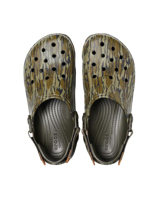 Crocs™ Khaki Classic All-terrain Mossy Oak Bottomland Clog in Natural ...