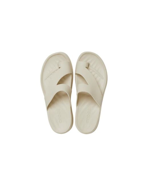 Crocs™ Getaway Platform Toe Loop in Black | Lyst