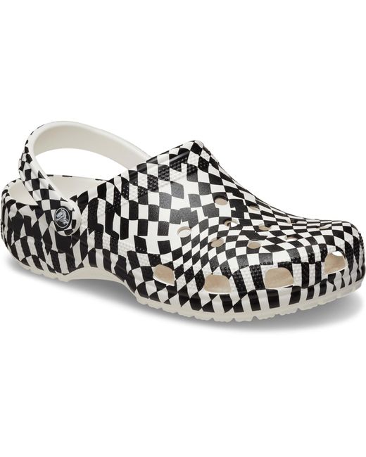 Crocs™ Warped Checker Clog in Black | Lyst