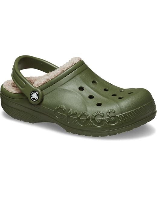 Crocs™ Baya Lined Clog; Army / Multi in Green | Lyst