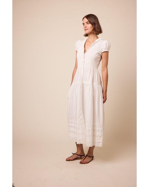 Doen Eliette Dress in Natural | Lyst