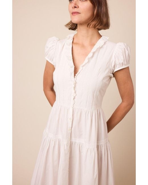 Doen Eliette Dress in Natural | Lyst