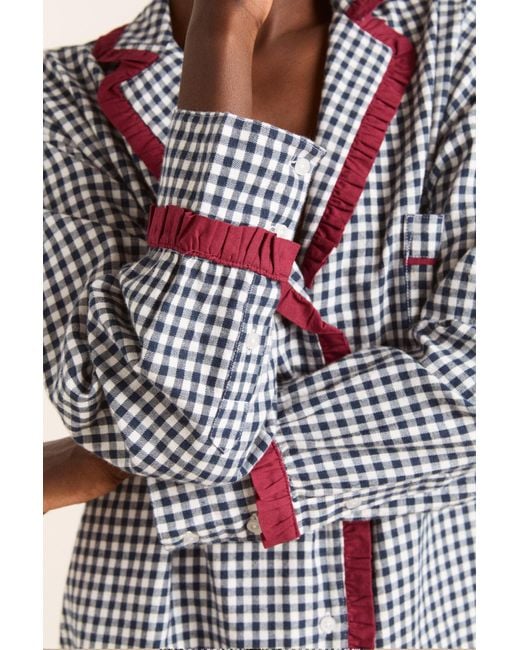 Damson Madder Antonia Pj Set in Blue | Lyst UK