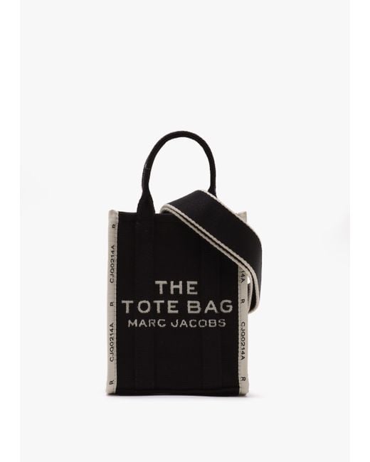 Marc Jacobs The Jacquard Mini Black Tote Bag | Lyst Marc Jacobs The Jacquard Mini Black Tote Bag | Lyst