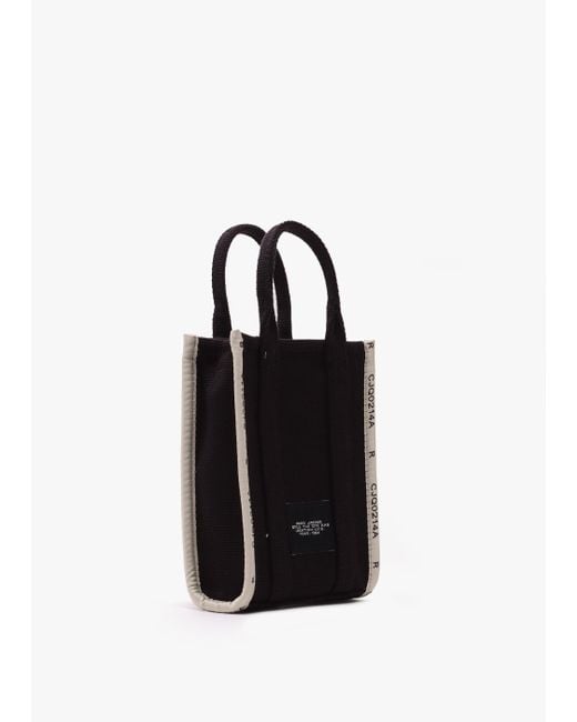 Marc Jacobs The Jacquard Mini Black Tote Bag | Lyst Marc Jacobs The Jacquard Mini Black Tote Bag | Lyst