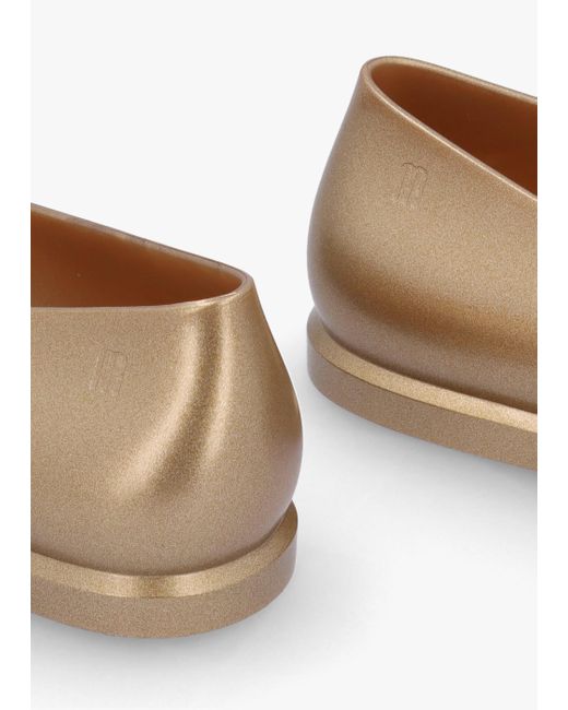 Marc Jacobs X Melissa Ruby Gold Beige Ballet Pumps in White | Lyst