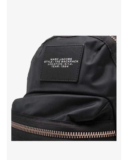 Marc Jacobs The Biker Black Nylon Medium Backpack | Lyst UK