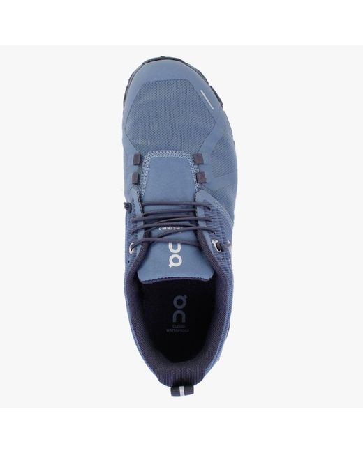 On Running Cloud 5 Waterproof Metal Navy Trainers in Blue | Lyst