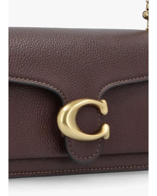 COACH Tabby 20 Maple Leather Shoulder Bag in Blue | Lyst