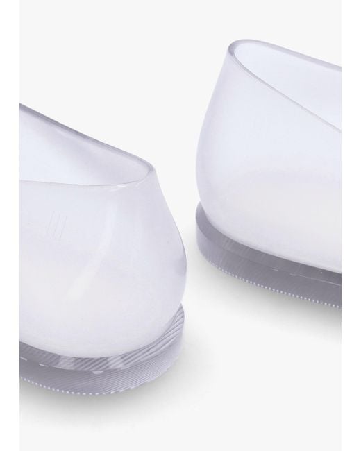 Marc Jacobs X Melissa Ruby Clear Ballet Pumps in White | Lyst