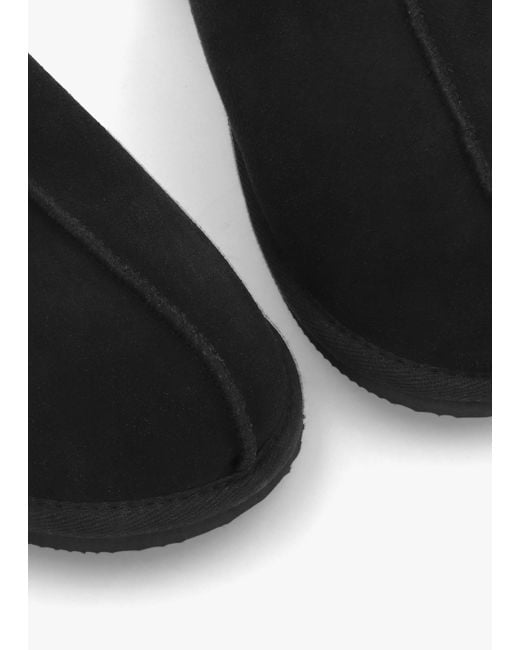 Daniel Men's Shutoff Black Shearling Slippers for Men | Lyst