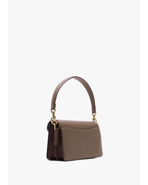 COACH Tabby 26 Dark Stone Leather Shoulder Bag | Lyst UK