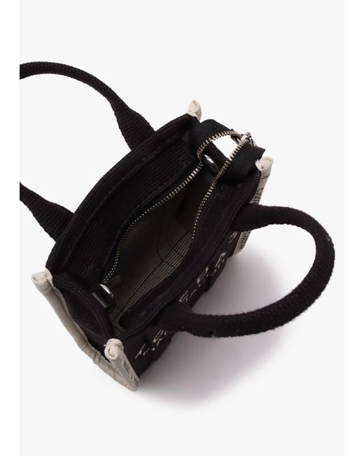 Marc Jacobs The Jacquard Mini Black Tote Bag | Lyst Marc Jacobs The Jacquard Mini Black Tote Bag | Lyst