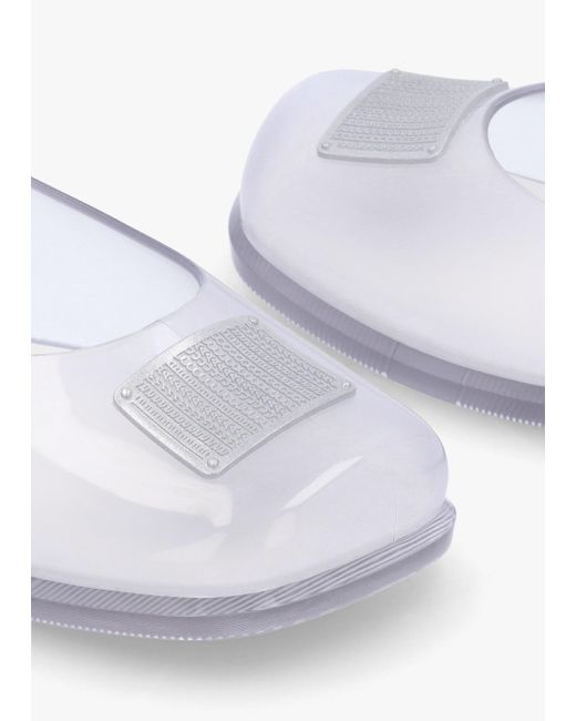 Marc Jacobs X Melissa Ruby Clear Ballet Pumps in White | Lyst