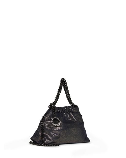 Stella McCartney Dark Falabella Mini Drawstring Crossbody Bag in Blue ...