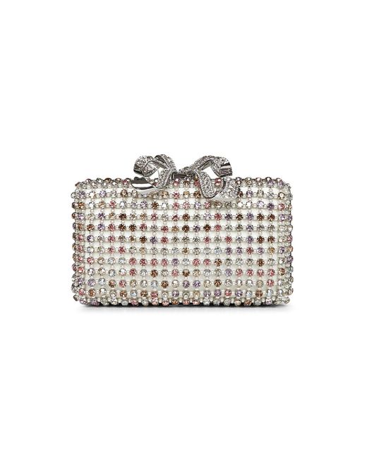 Self-Portrait Self Portrait Multi Crystal Clutch in White | Lyst UK