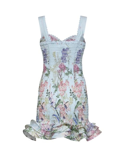 Charo Ruiz Mini Bustier Dress Sunil in Blue | Lyst UK