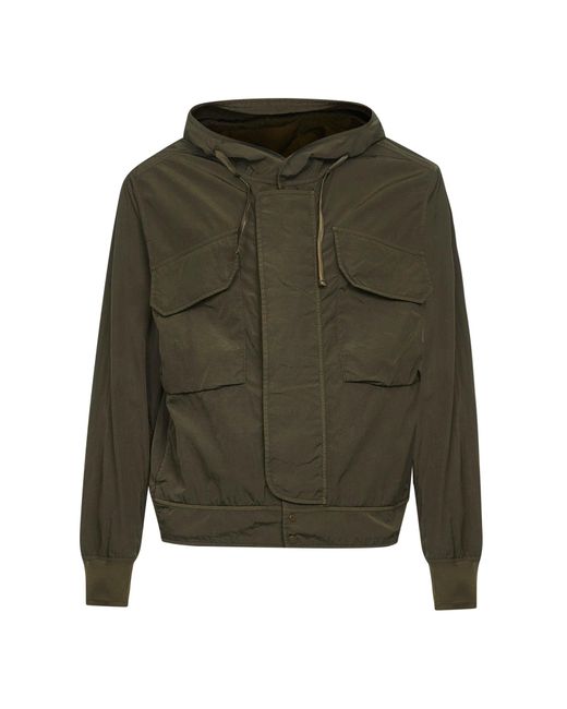 C.P. Company Pro-Tek Hooded Padded Jacket in Green for Men | Lyst UK