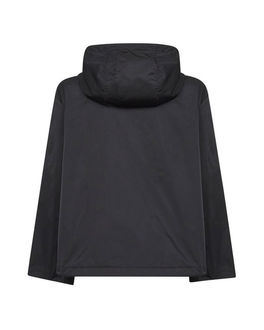 Moncler Cassiopeia Hooded Jacket in Black | Lyst UK