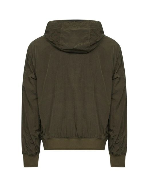 C.P. Company Pro-Tek Hooded Padded Jacket in Green for Men | Lyst UK