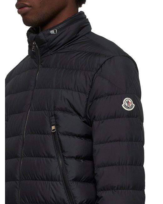 Moncler Alfit Short Hooded Down Jacket in Black for Men | Lyst