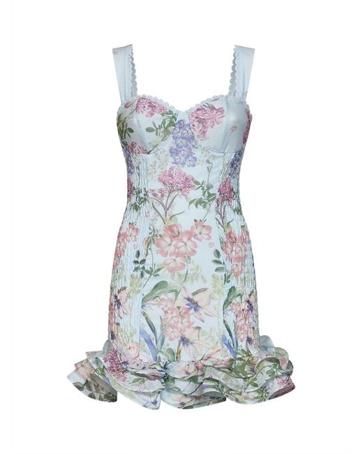 Charo Ruiz Mini Bustier Dress Sunil in Blue | Lyst UK