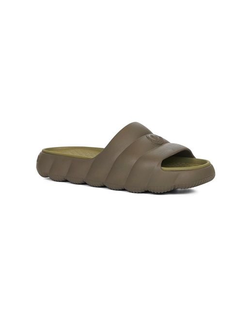Moncler Eva Quilted Lilo Sliders in Brown for Men | Lyst