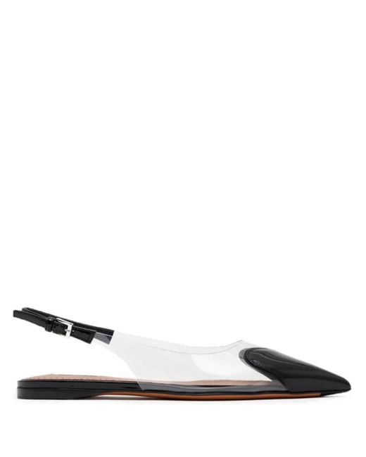 Alaïa Slingback Sandals in White | Lyst