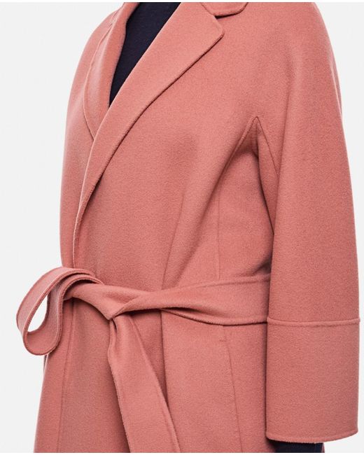 Max Mara Arona Short Coat in Red | Lyst