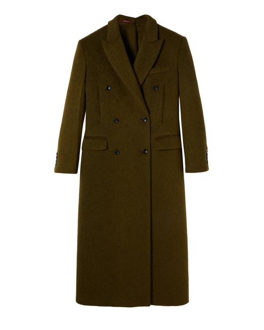 Gucci Lightweight Wool Mohair Coat in Green | Lyst