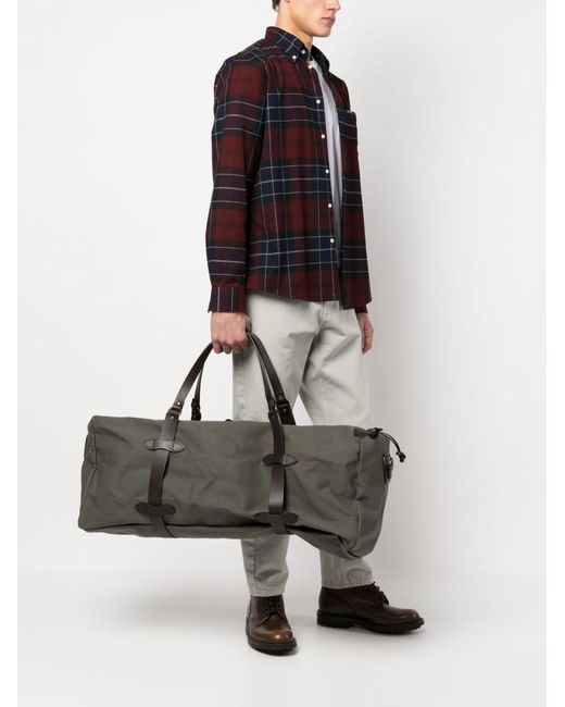 Filson Logo Duffle Bag in Black for Men | Lyst